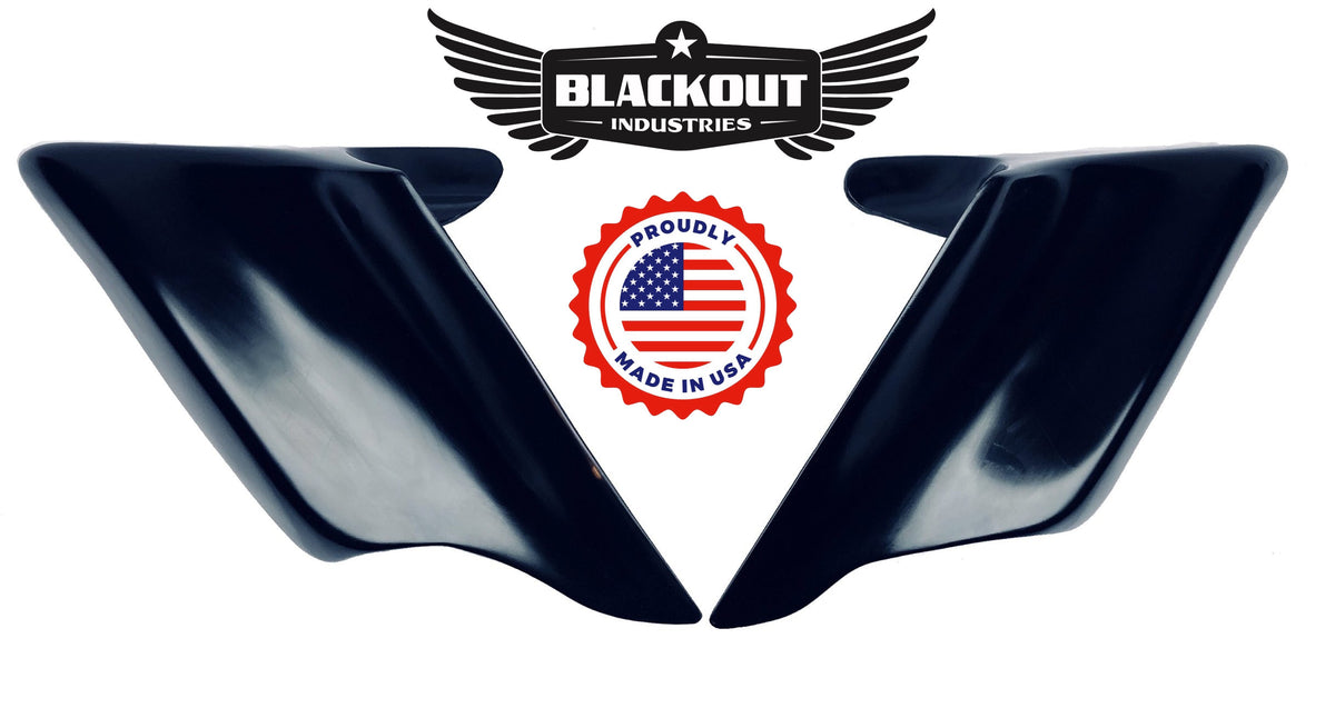 Stretched Flared Side Covers '09-'13 FLH – Blackout Industries